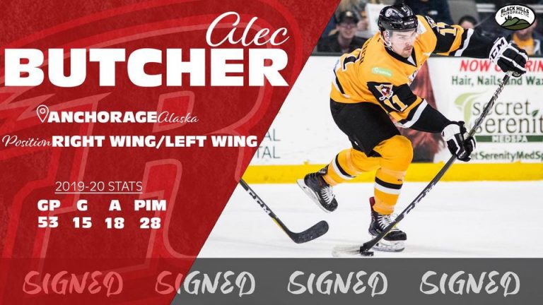 Rush sign forward Alec Butcher for 21-22 | Pro Hockey News